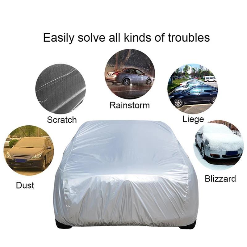 Single-Layer Dustproof And Waterproof Car Cover: الشراء بأسعار منخفضة ...