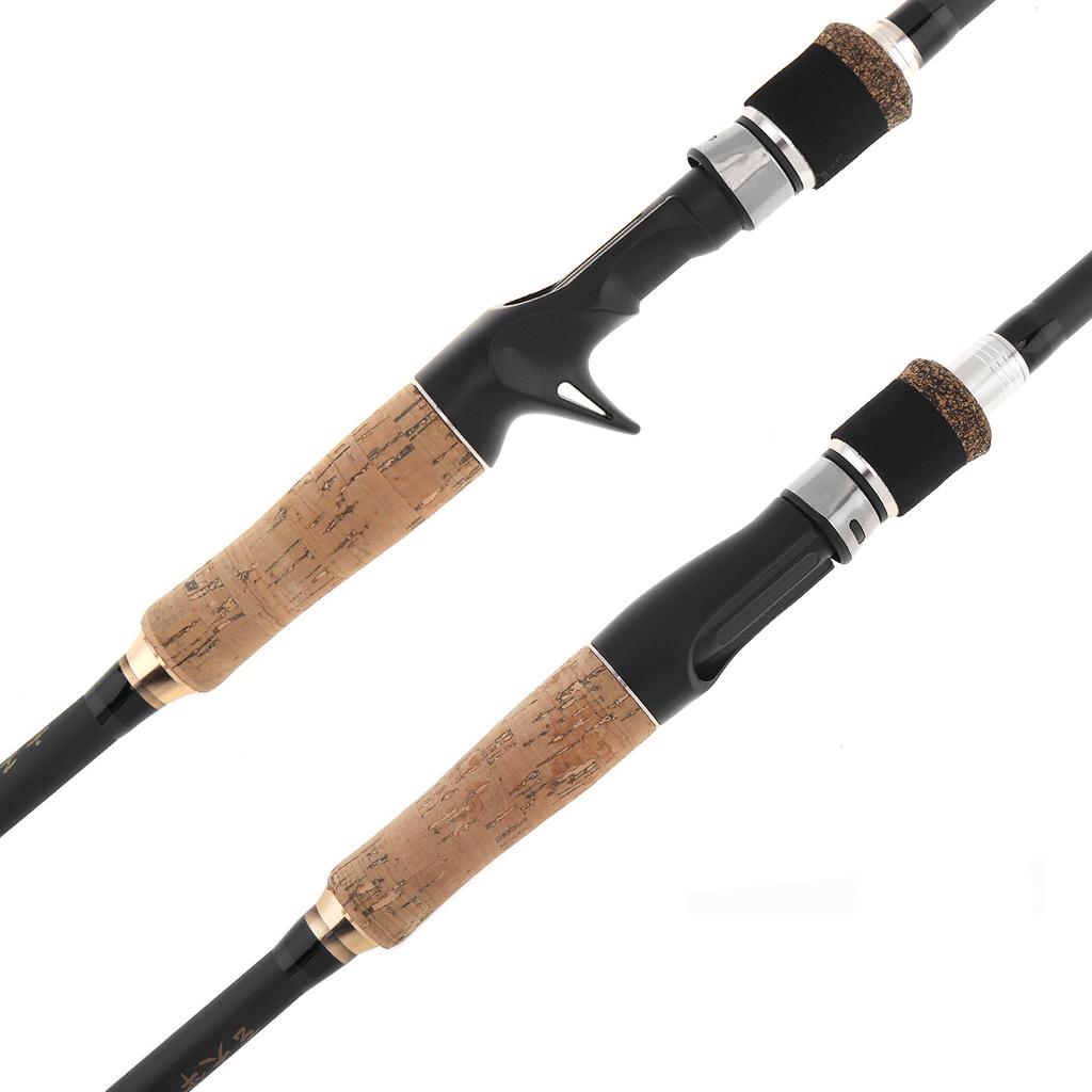 2.7m Spinning Casting Fishing Rod Carbon Fiber 7 Section Ultra Light ...
