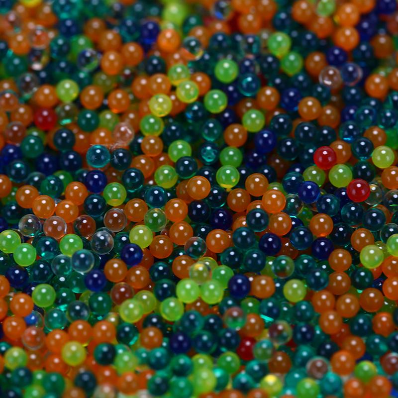 Buy 10000pcs 7-8mm Soft Crystal Water Gun Bullet Grow Water Beads Grow ...