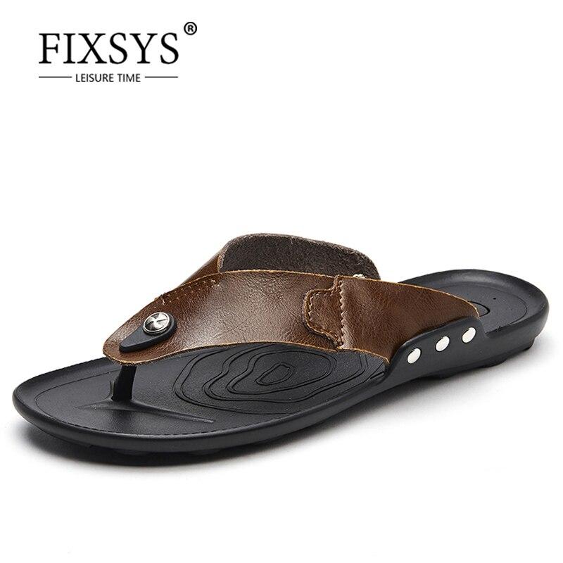Buy FIXSYS Summer Anti skid Flip Flops Outdoor Lightweight Men Slippers ...