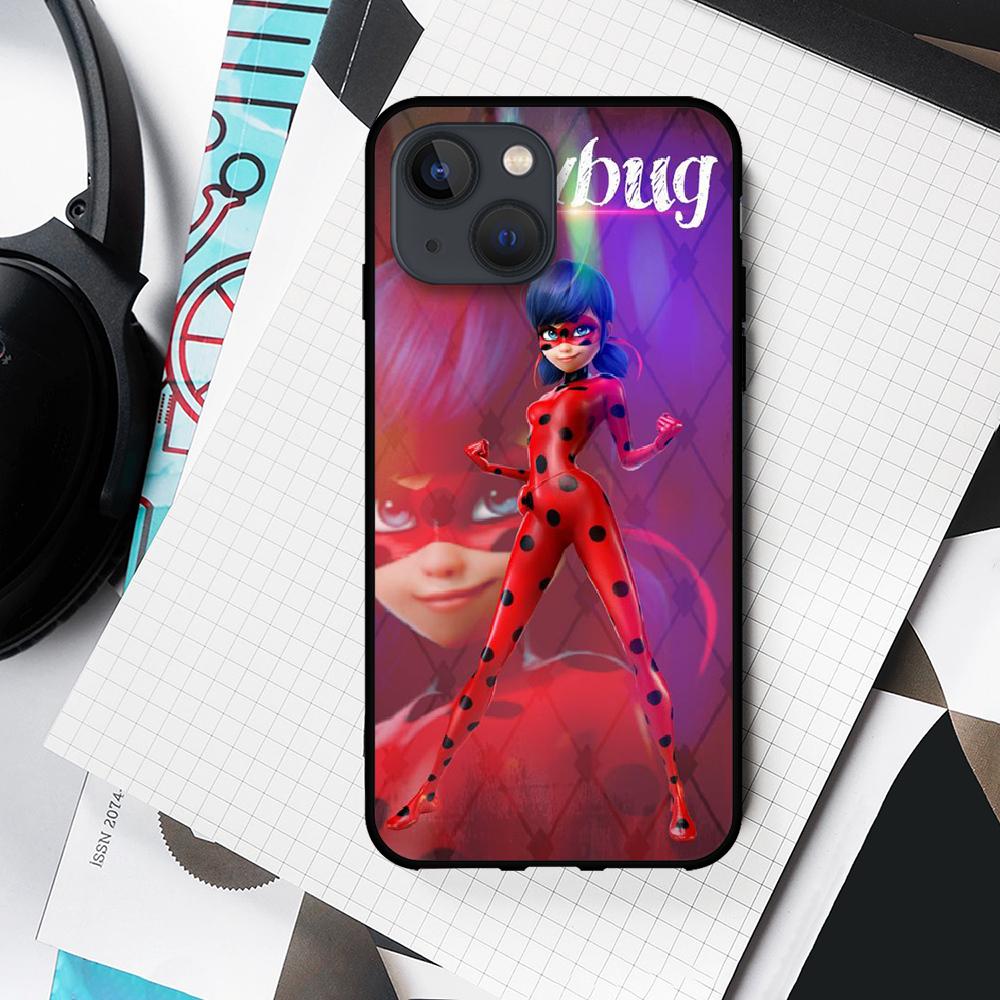 Buy Ladybugs Cartoon Girl Phone Case Cover For Iphone Xiaomi Mi Redmi ...