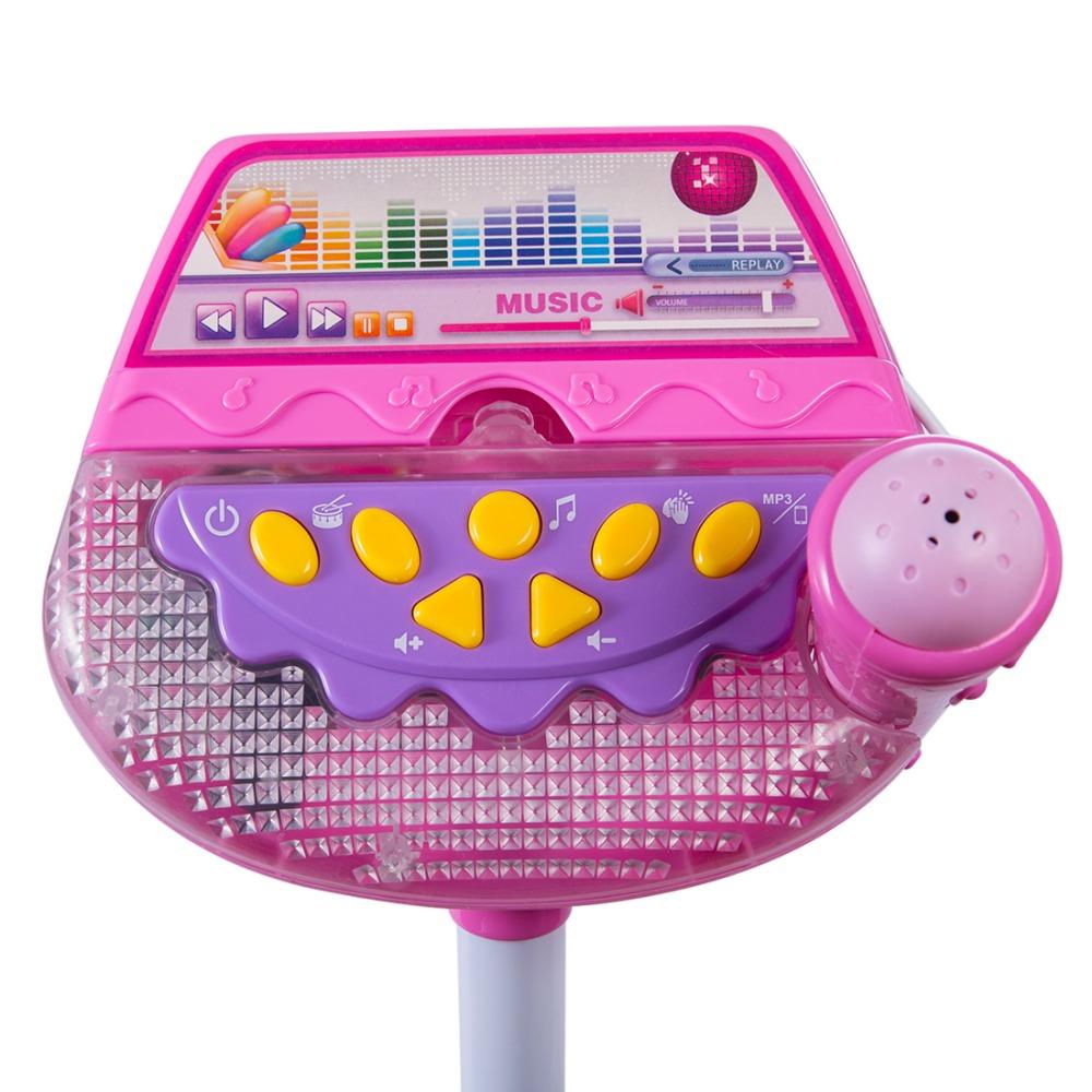 Cheap Kids Standing Microphone Musical Toy Karaoke Machine Sing Toy ...
