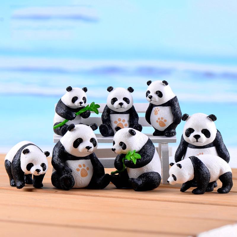Buy Resin Plants Panda Micro Landscape Succulent Ornaments Plant ...