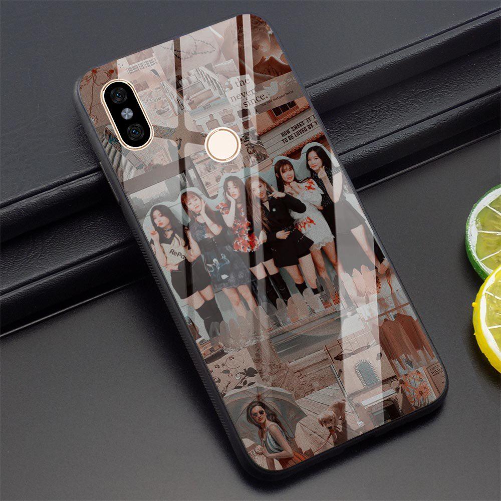 (G)I-DLE Team Phone Cover For Xiaomi Mi A2 A2 Mi 8 9 Redmi 4X 6A Note6 7 Pro Glass Shell uygun ...