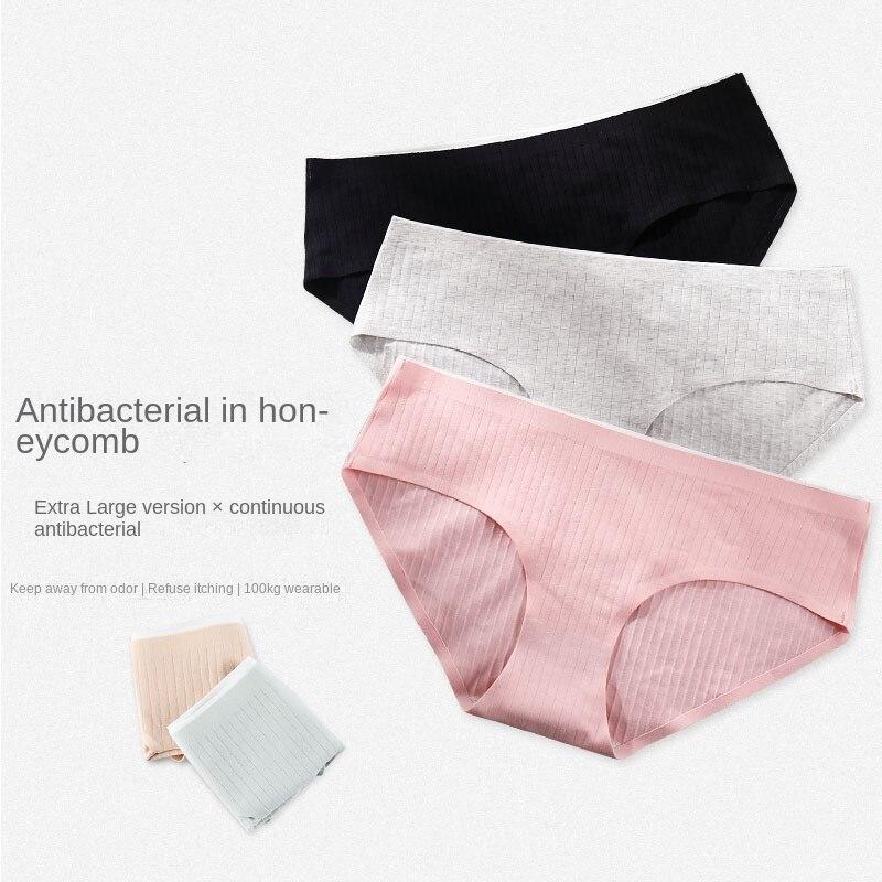 Buy 2XL-4XL 100 Kg Underwear Female One Piece Traceless Large Size Underwear Female ...