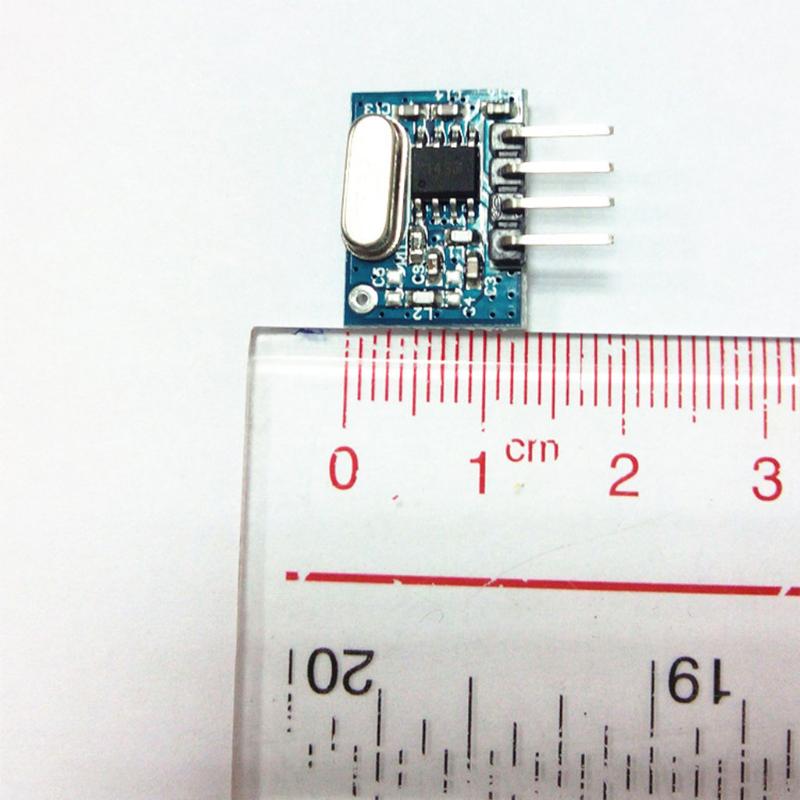 Buy 1 Set 433Mhz RF Superheterodyne Receiver Transmitter Module Kit ...