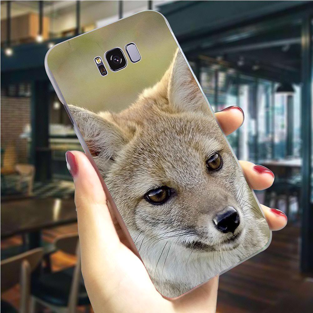 Buy Cute Little Fox Phone Case For Galaxy S6 Note 9 M10/M20/M30 Hard ...