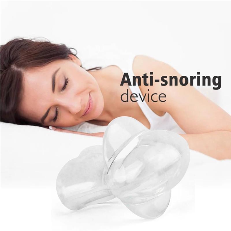 Anti-snoring Silicone Mouth Tongue Sleep Breathing Night Guard Health ...