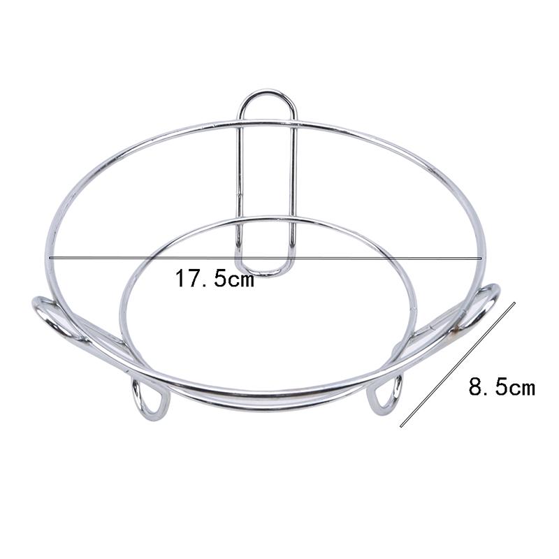 Buy Household Round Steaming Steamer Pot Metal Stand Rack Kitchen JA at ...