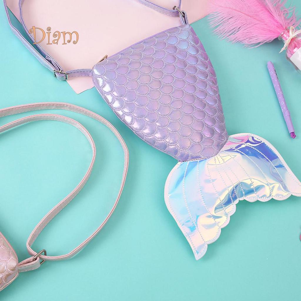 Buy Dilara Lovely Mermaid Tail Faux Leather Women's Crossbody Shoulder ...