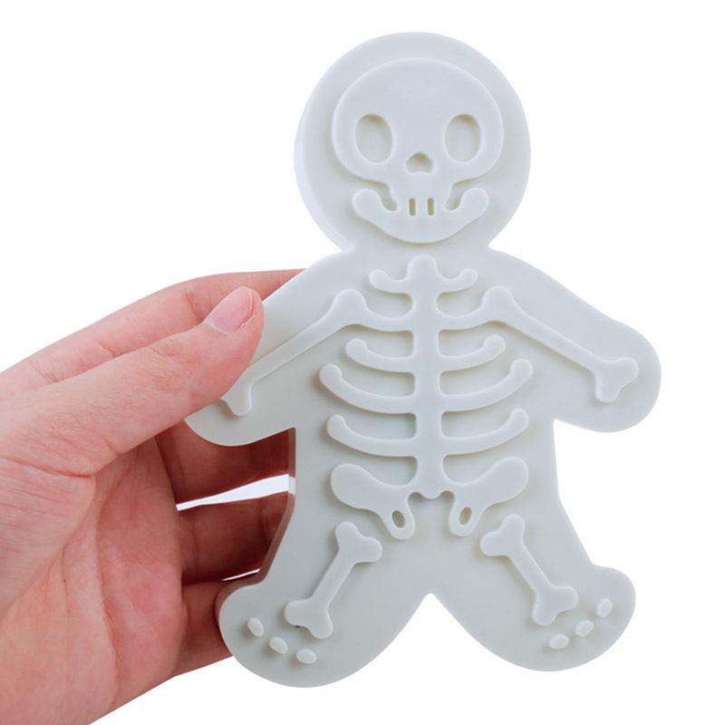 Buy Halloween Skeleton Shape Imprint Gingerbread Man Cookie Mold at ...