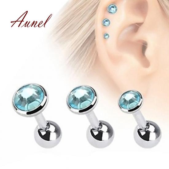 Buy Fantastic 3Pcs/Lot Tragus Helix Bar Cartilage Piercing Earrings at ...