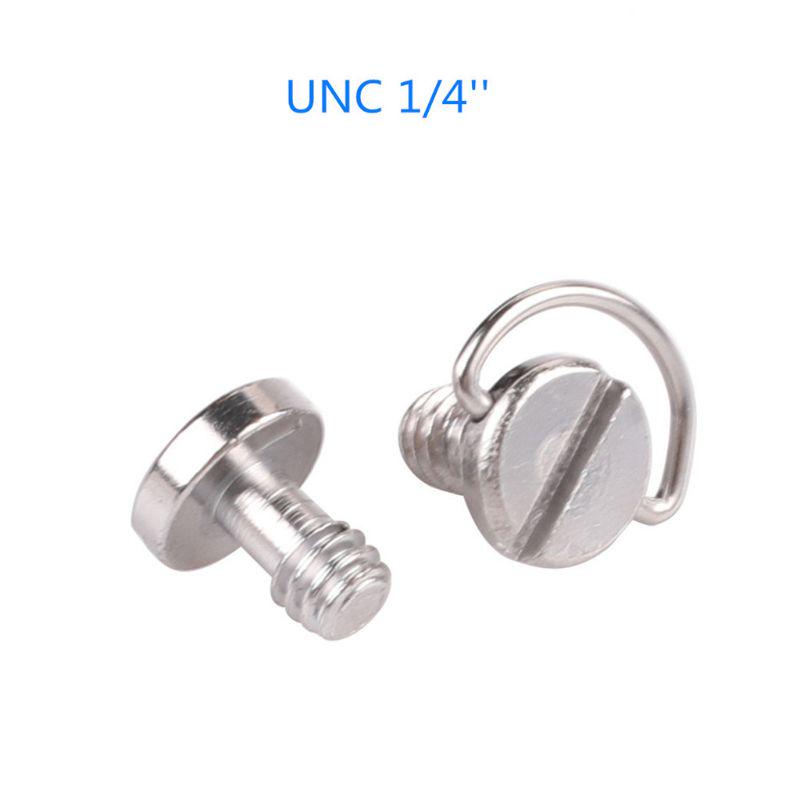 Cheap 10pcs 1/4 camera screw for quick release plate 1/4 inch Folding D-Ring Adapter Tripod ...