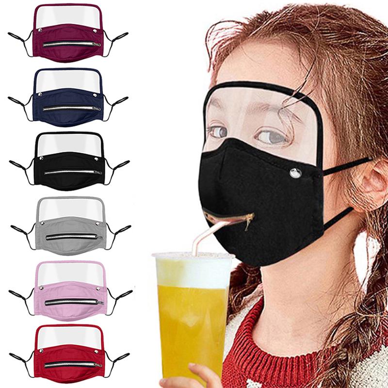 All-In-One Mask Zipper Type Mask With Eye Mask Open Mask Detachable ...