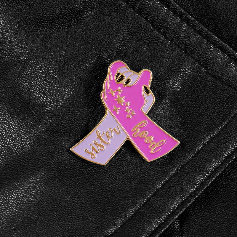 Buy Sisterhood Feminist Hard Enamel Pin Girls Power Pin Handshake Jewelry Feminism Gift for ...