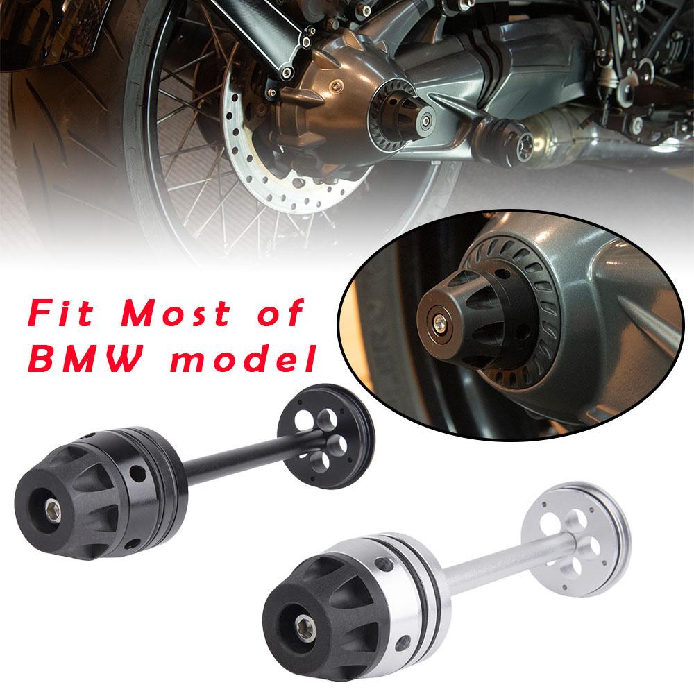 Buy REALZION Motorcycle Rear Refit Wheel Fork Axle Sliders Cap Pad ...