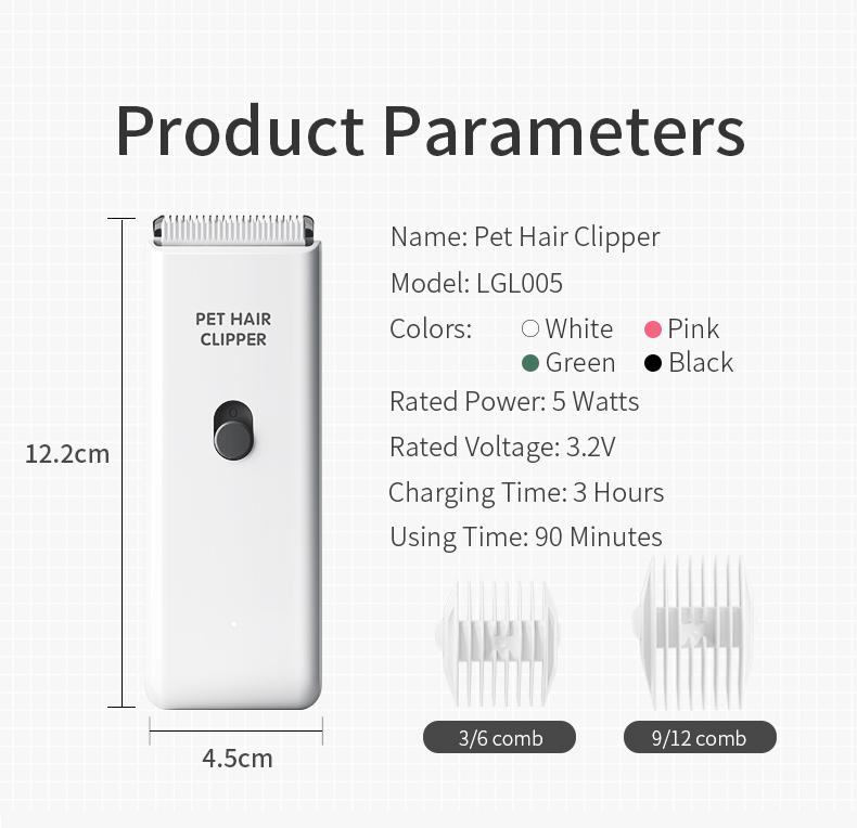 Buy Rechargeable Professional Waterproof Grooming Hair Trimmer Tool Dog ...