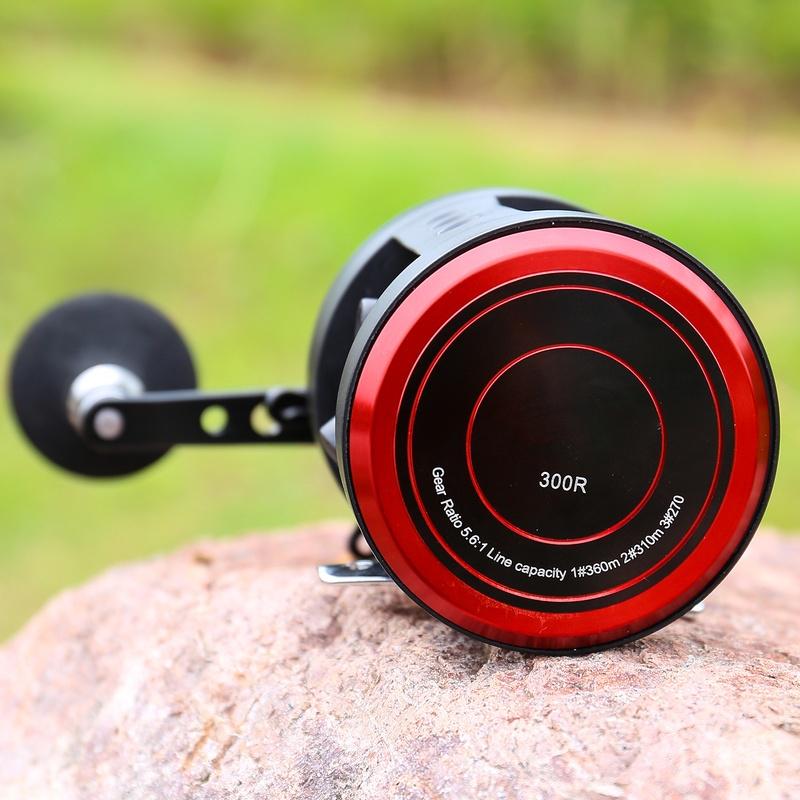 Buy Baitcasting Fishing Reel Trolling Fishing Line Wheel 360° Rotating ...
