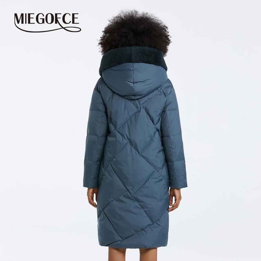 Cheap MIEGOFCE Winter Cotton Parka Fashion Faux Fur Collar Long Sleeve ...