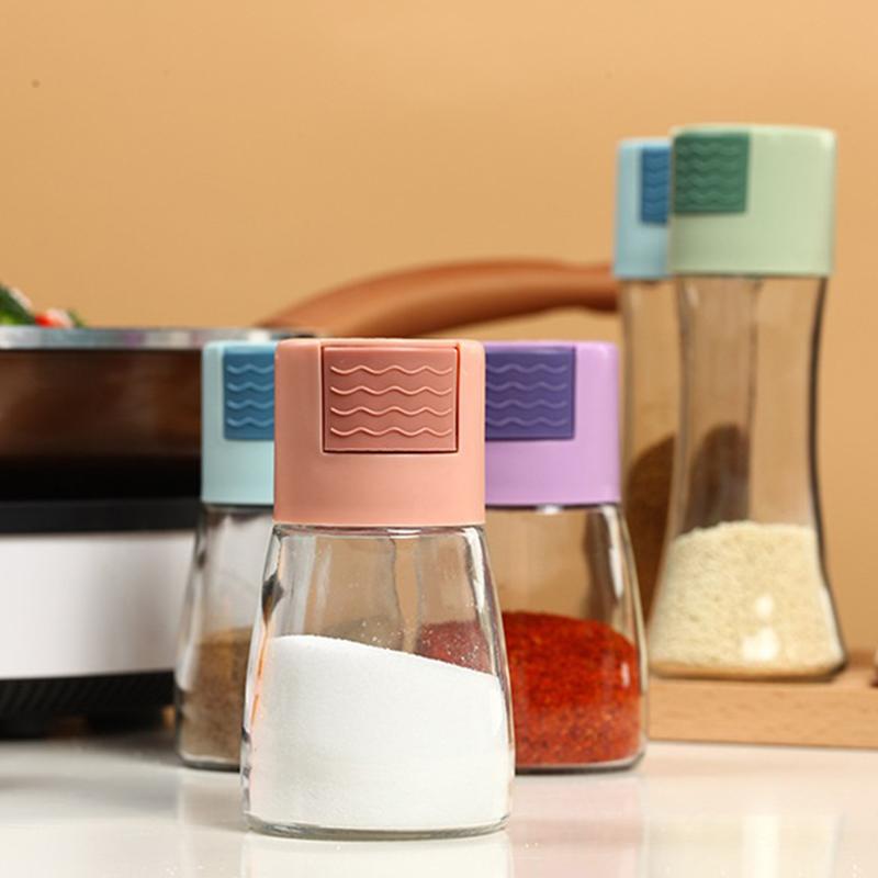 Buy 0.5G Metering Salt Shaker Push Type Salt Dispenser Salt Tank Sugar ...