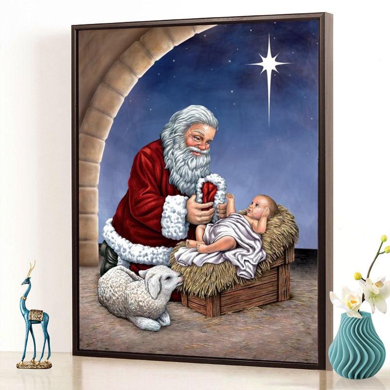 Full Round 5D Diamond Painting Nature Landscape Diamond Mosaic Cartoon ...