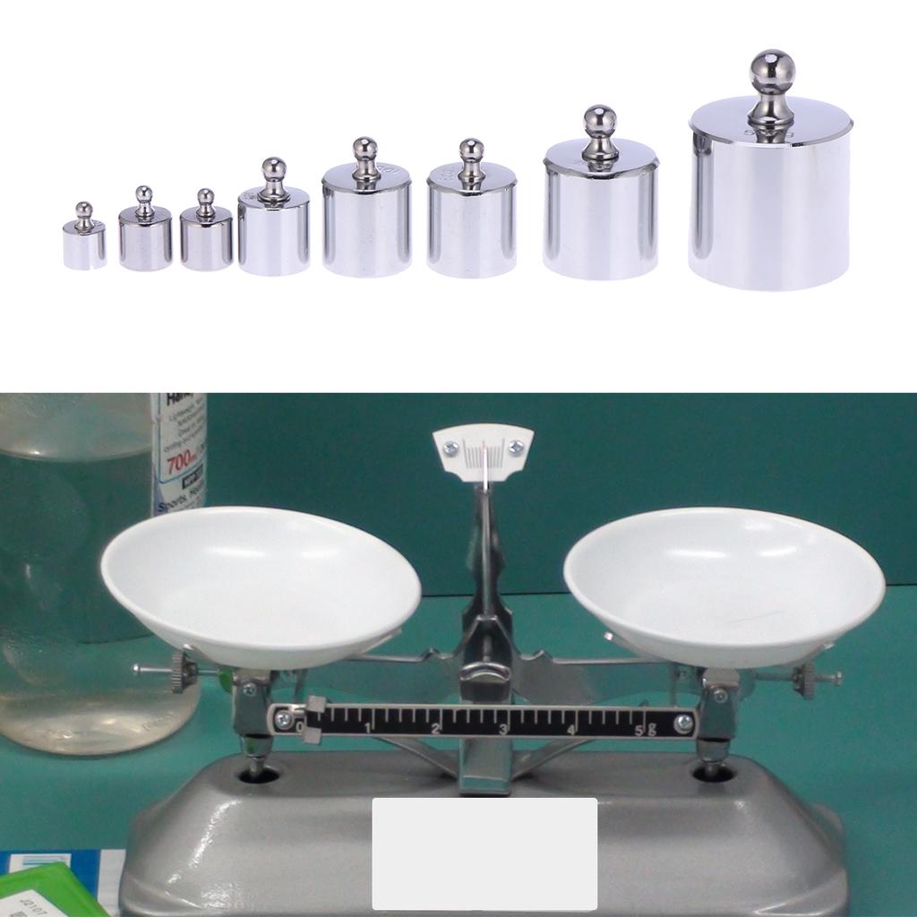 Buy 1000g Calibration Scale Weight Set Precise Steel Chrome Scientific ...