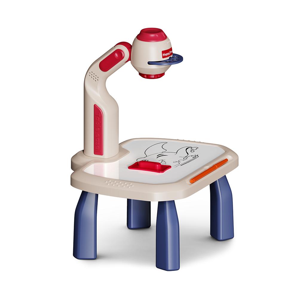 Buy Intelligent LED Projector Drawing Board Early Educational Art Learn ...