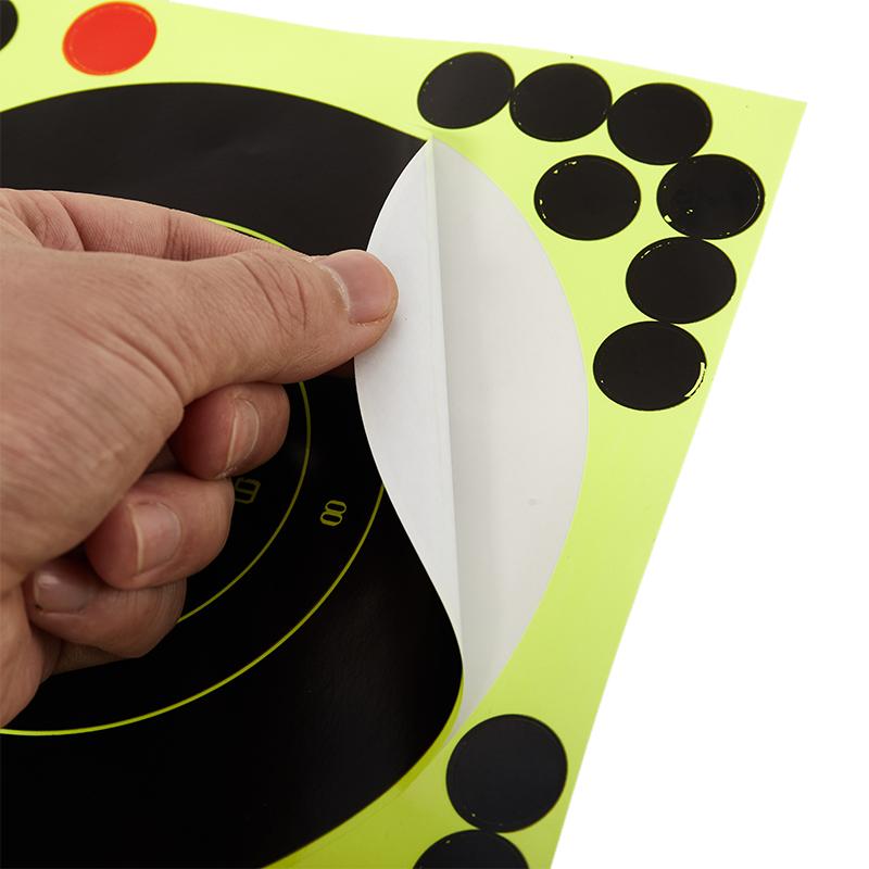 Buy 10Pcs Round Target Shooting Stickers 8 Inch Self Adhesive Shooting ...