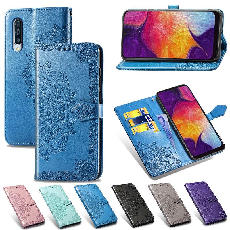 Wallet Flip PU Leather Cases For Samsung Galaxy A10 A20 A30 A40 A50 A70 ...