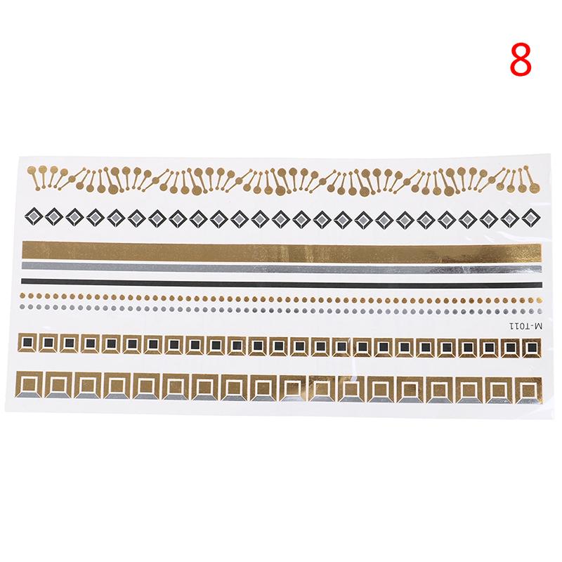 Buy Fashion Bronzing Retro Stickers Waterproof Shiny Bracelet Stickers ...