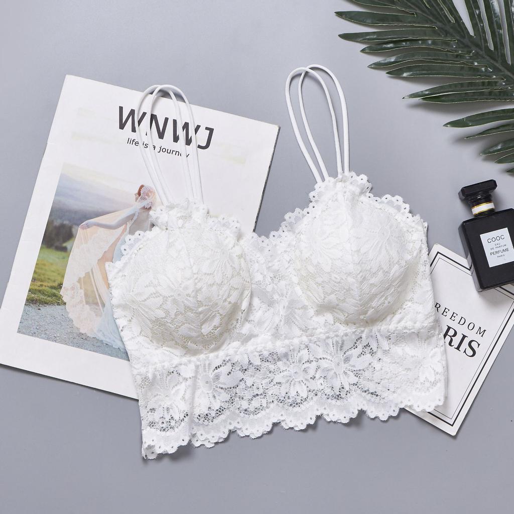 Buy SALSPOR Bralette Lace Underwear Sexy Beauty Bras For Women Gather ...