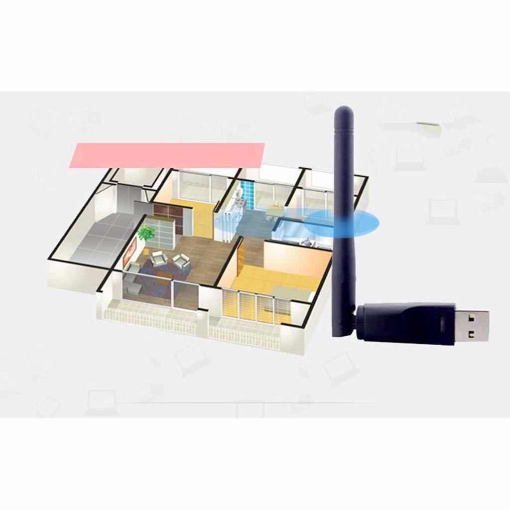 Buy 50Mbps USB 3.0 WiFi Receiver Wireless Network LAN Adapter with ...