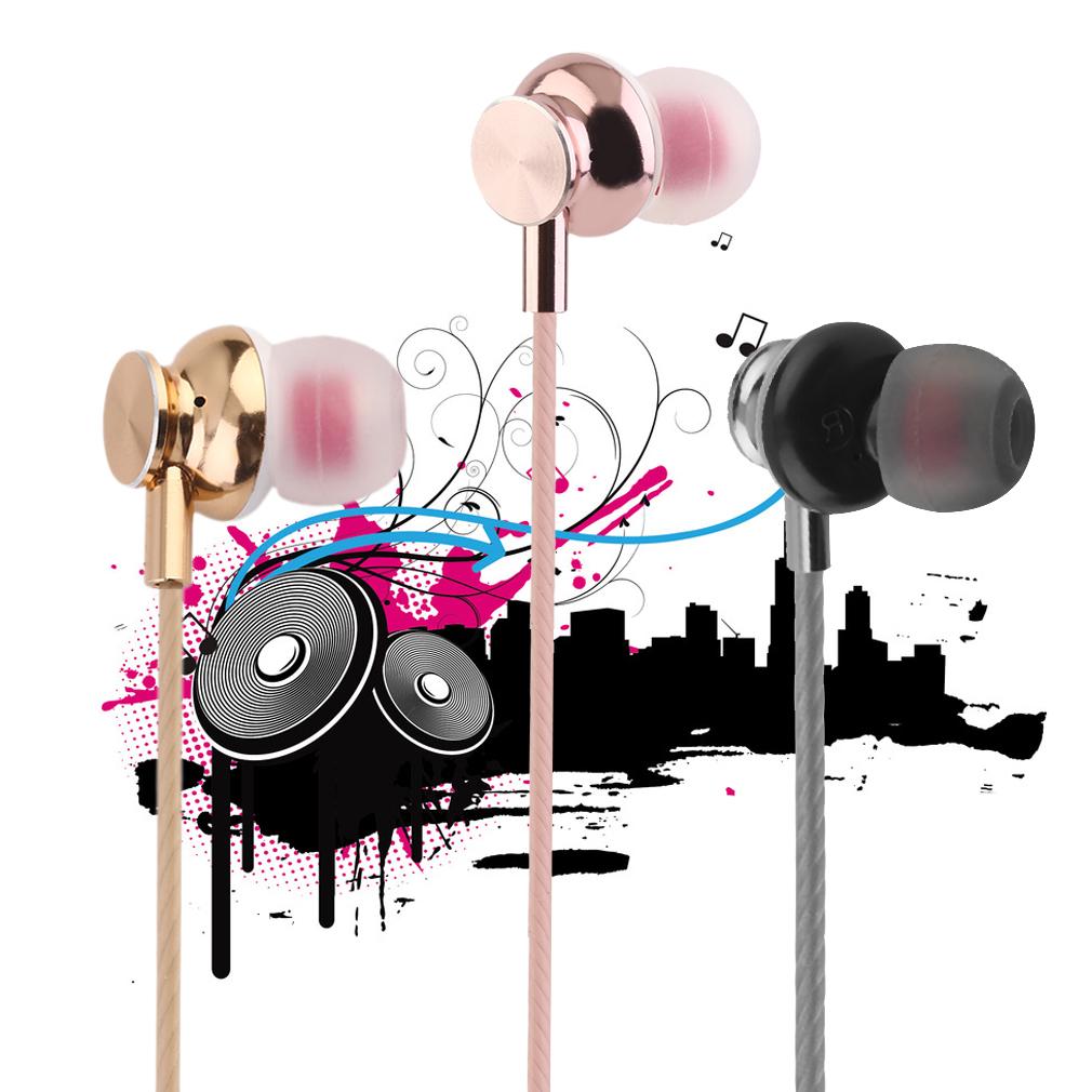 Buy M430 Metal Earphone 3.5mm In-ear Earbuds Super Bass Hifi Earphones ...