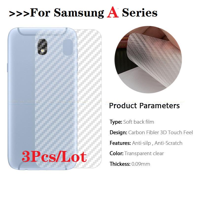 Buy 3Pcs/Lot For Samsung A20 A30 A10S A50 A70 Carbon Fiber Back Film ...
