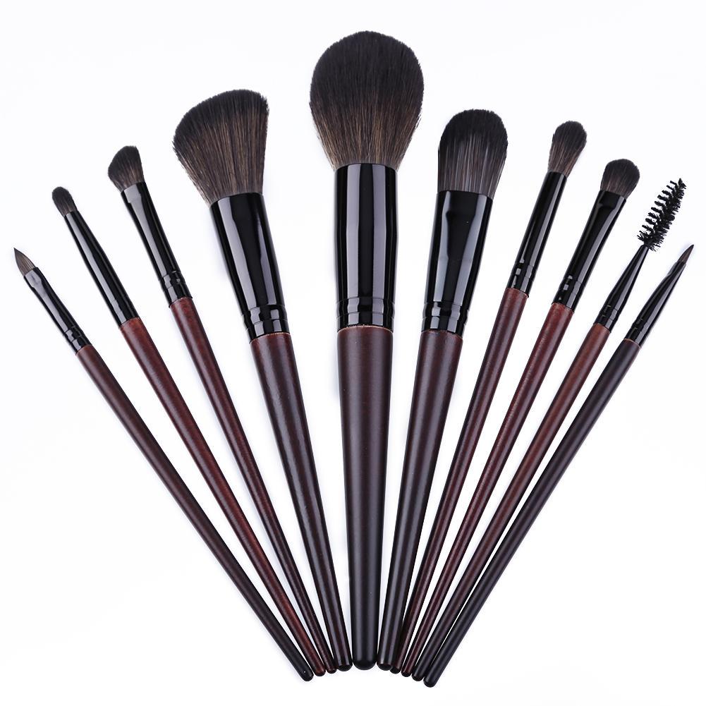 10pcs Pro Makeup Brushes Eye Shadow Eyeliner Brush Blush Applicator ...