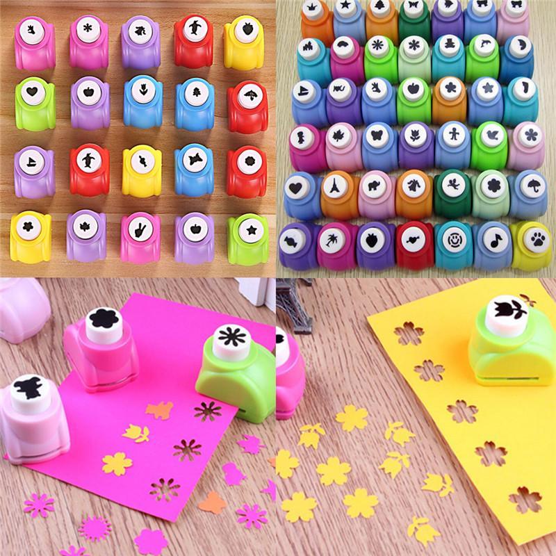 Buy 5Pcs Mini Paper Hole Punch Cutter Printing Paper Hand Shaper ...