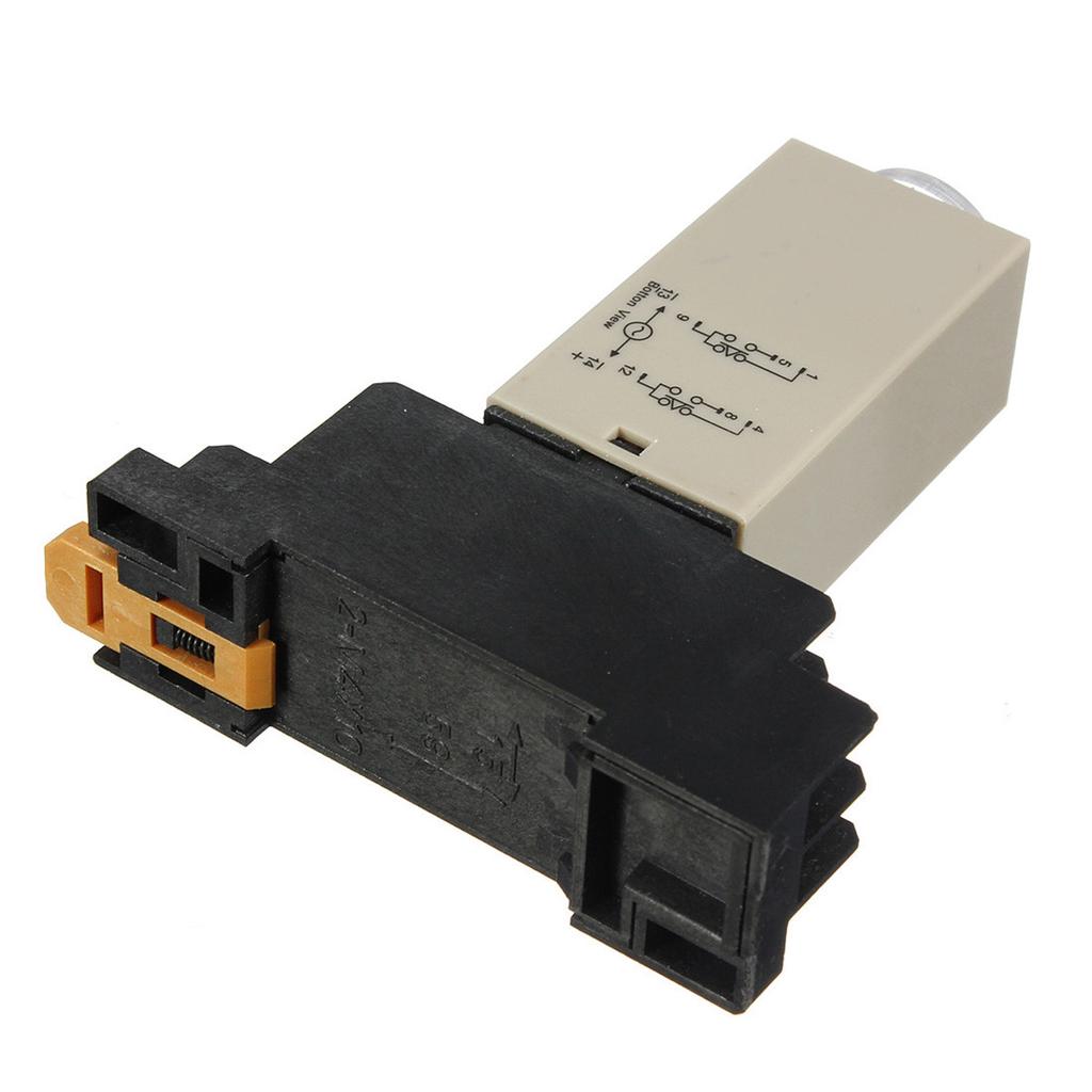 AC 220V H3Y-2 Power On Time Delay Relay Solid-State Timer 1.0~30Min ...