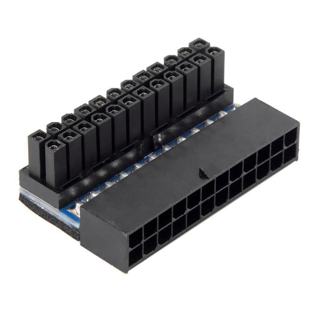 Cheap Motherboard Adapter ATX4P Female to 24P Male 90degrees Connector ...