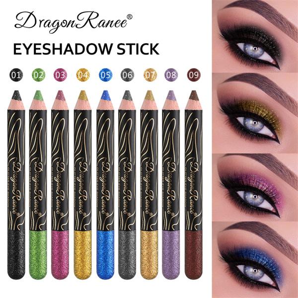 Buy 12 Colors Eyeshadow Cosmetics Eye Shadow Pencil Glitter Long ...