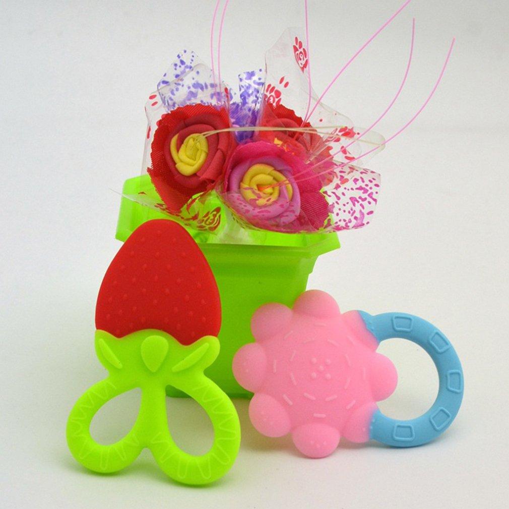 Silicone Baby Teether Food Grade Soft Silicone Teether Baby Molar ...