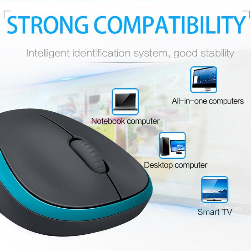 Buy M186 Mouse Optical Ergonomic 2.4GHz Wireless USB 1000DPI Mice Opto ...