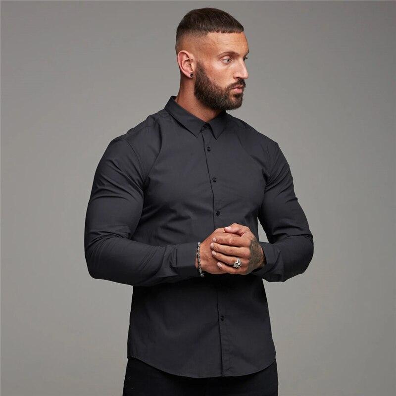 Купить Muscleguys Four Seasons мужские топы с отложным воротником ...
