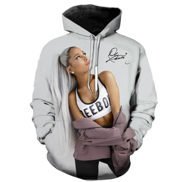 Cheap Ariana Grande 3d Print Hoodie Sweatshirts Harajuku Oversized Hoodie Fashion Hooded Top Men ...