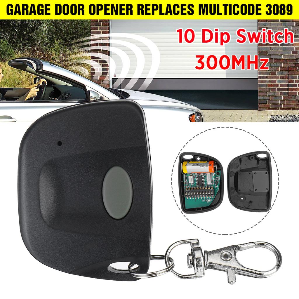Gate Garage Door Opener Mini Remote Transmitter 300Mhz 10 DIP For ...