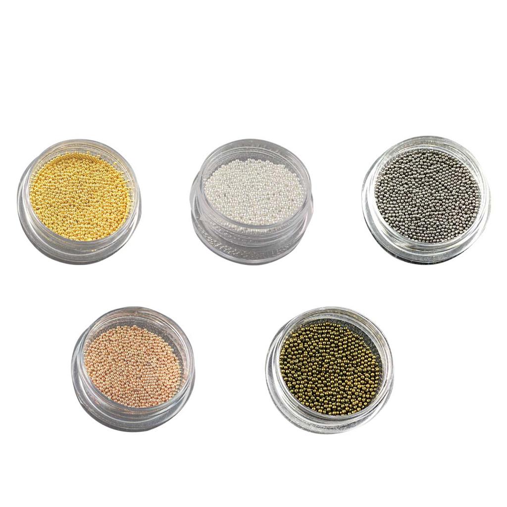 Buy Nail Art Mini Caviar Beads Studs Gel Polish Tips 3D DIY Charm ...