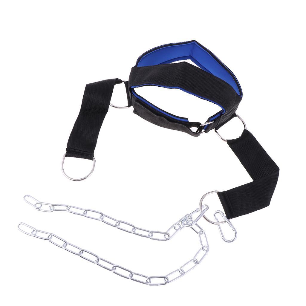 Heavy Duty Padded Head Neck Harness Strength Trainer Resistance ...