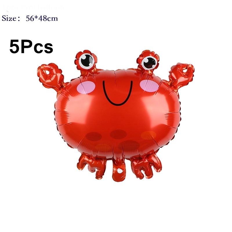 Buy Puffer Fish Shark Starfish Foil Helium Balloons Marine Life Globos ...