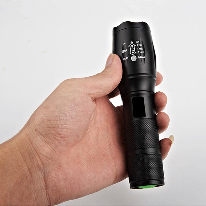 Buy Ultrafire E17 CREE XM-L T6 LED Zoom Flashlight Waterproof Torch ...
