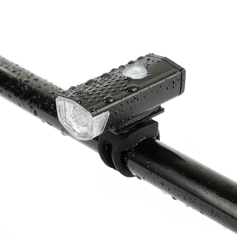 Bike Light USB Rechargeable 300 Lumens Bicycle Lamp Front Headlight ...