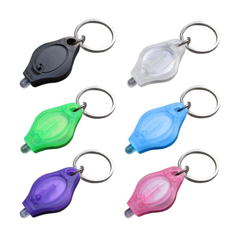 Buy Mini Keychain Light LED Flashlight Emergency Outdoor EDC Key Ring ...